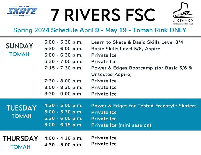 Home Page :: 7 Rivers Figure Skating Club powered by Uplifter